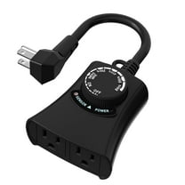 BN-LINK 24-Hour Outdoor Timer, Photoelectric Light Sensor, Waterproof ...