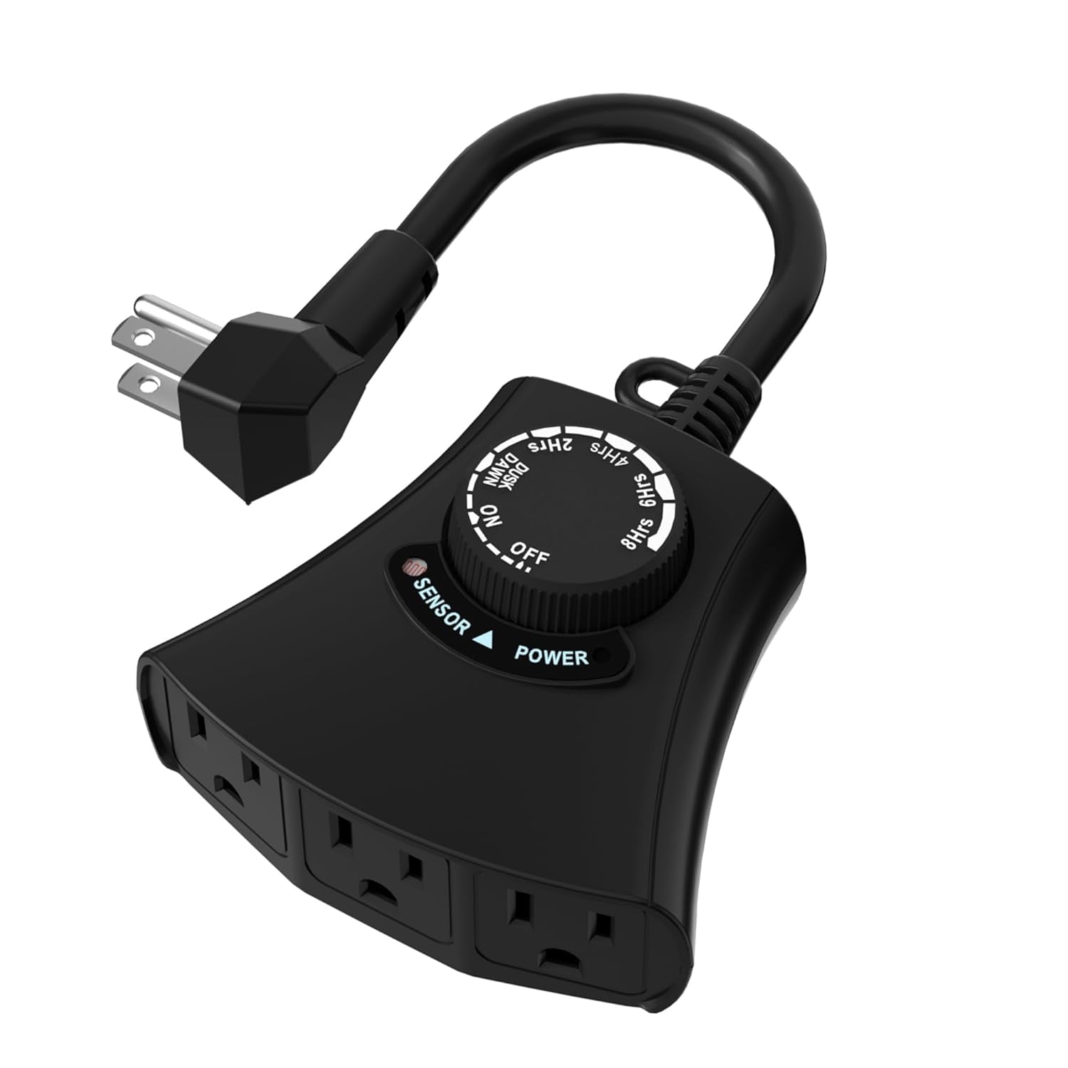 HBN Outdoor Light Timer Waterproof, Weatherproof Photocell Dusk to Dawn ...