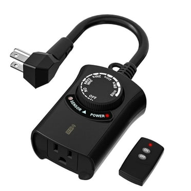 BN-LINK 7 Day Heavy Duty Digital Programmable Dual Outlet Timer - 2 ...