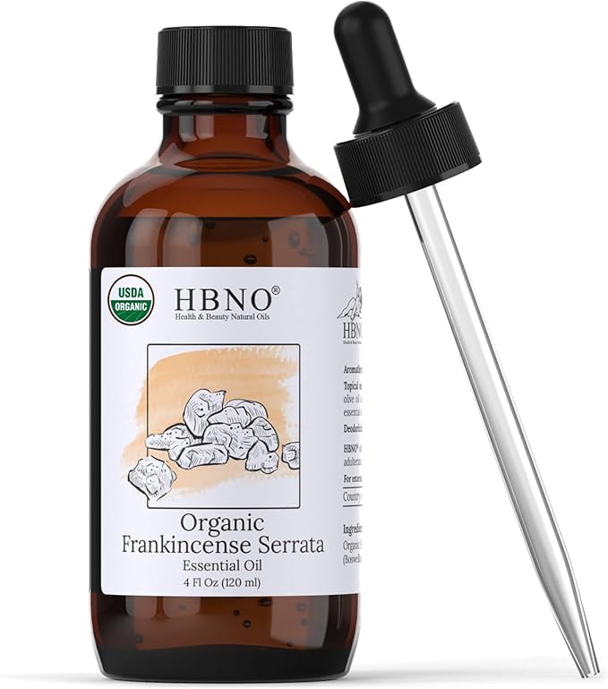 HBNO® California Bottled Organic Frankincense Essential Oil 4 fl oz ...