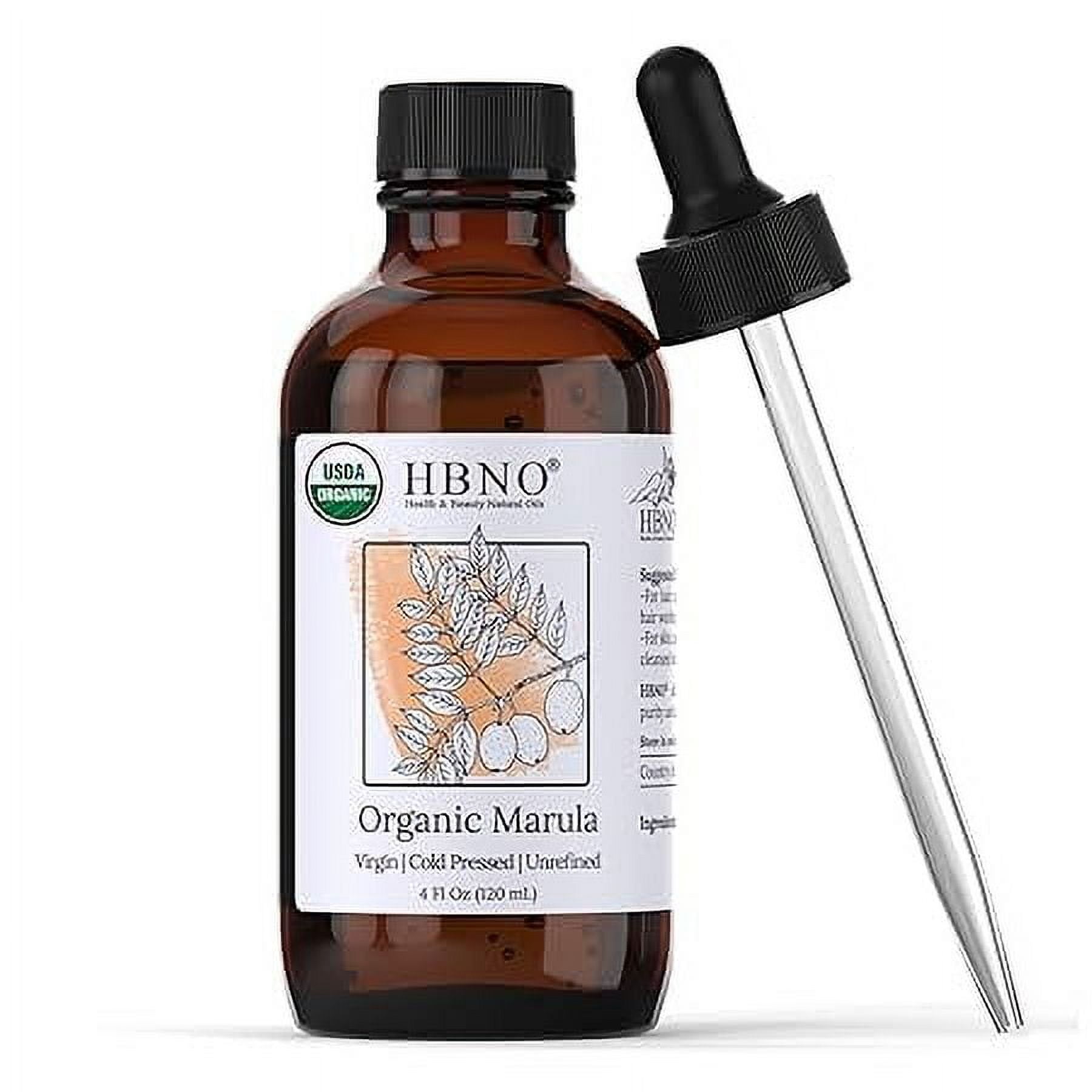 HBNO Organic Marula Oil for Face, Body, Lips & Hair Cold Pressed Skin ...