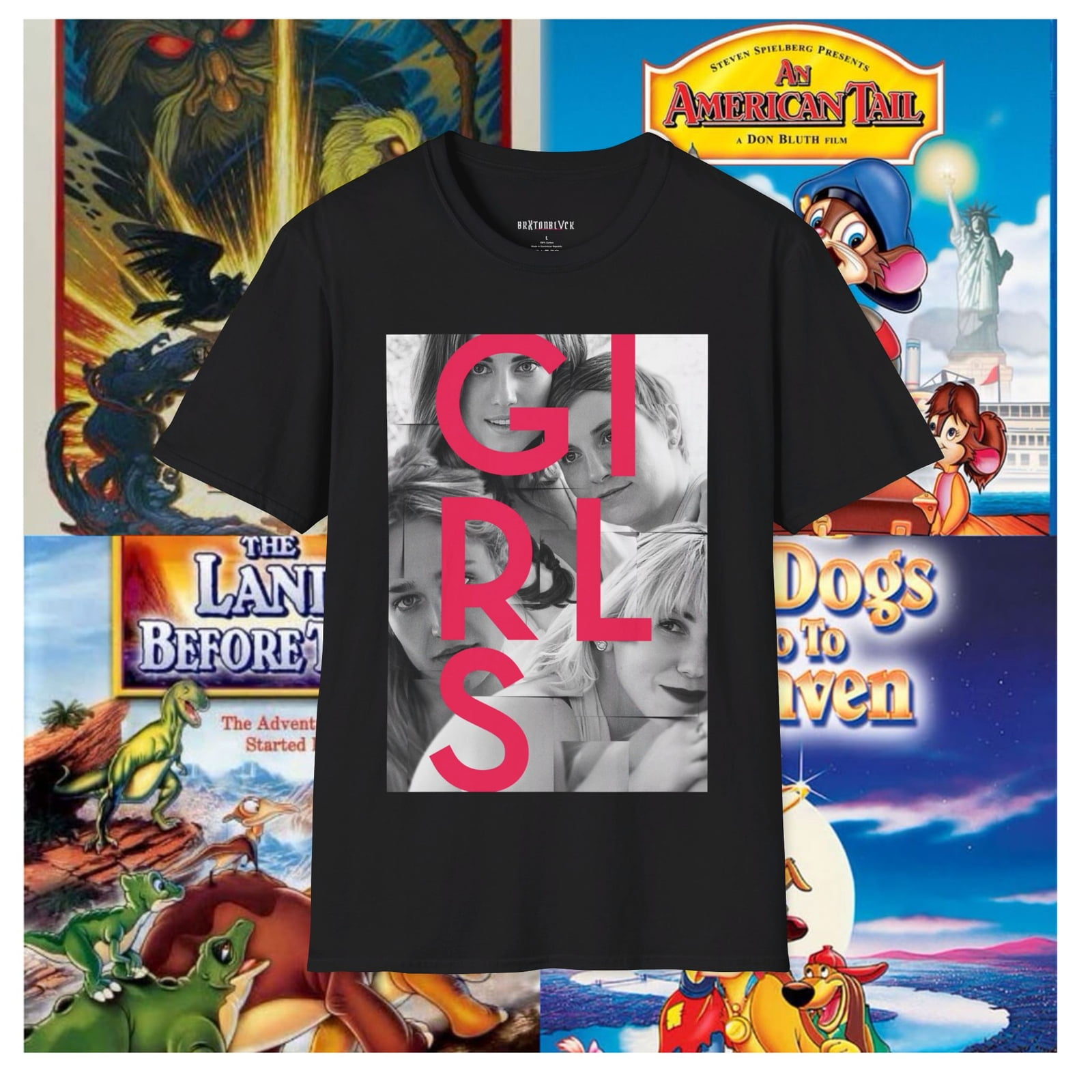 HBO Girls - vintage 80s 90s Y2K nostalgia Tee - T-shirt - Millennials ...