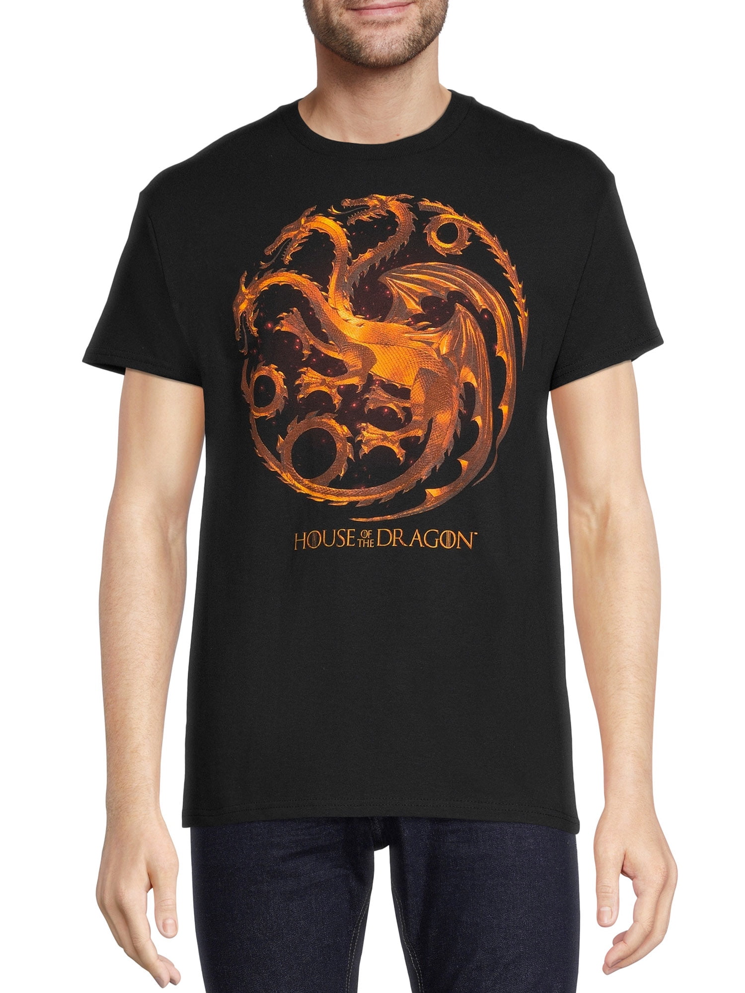 HBO Men's House of the Dragon Graphic Tee with Short Sleeves - Walmart.com