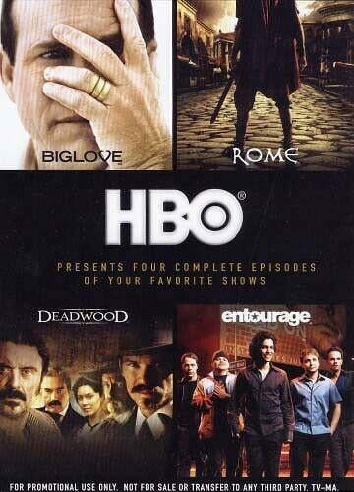 HBO Series Sampler: Biglove / Rome / Deadwood / Entourage (DVD, Slim ...