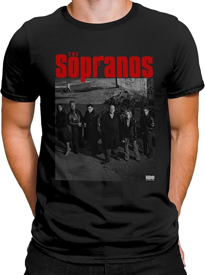 HBO The Sopranos Characters Men's and Women's Short Sleeve T-Shirt ...