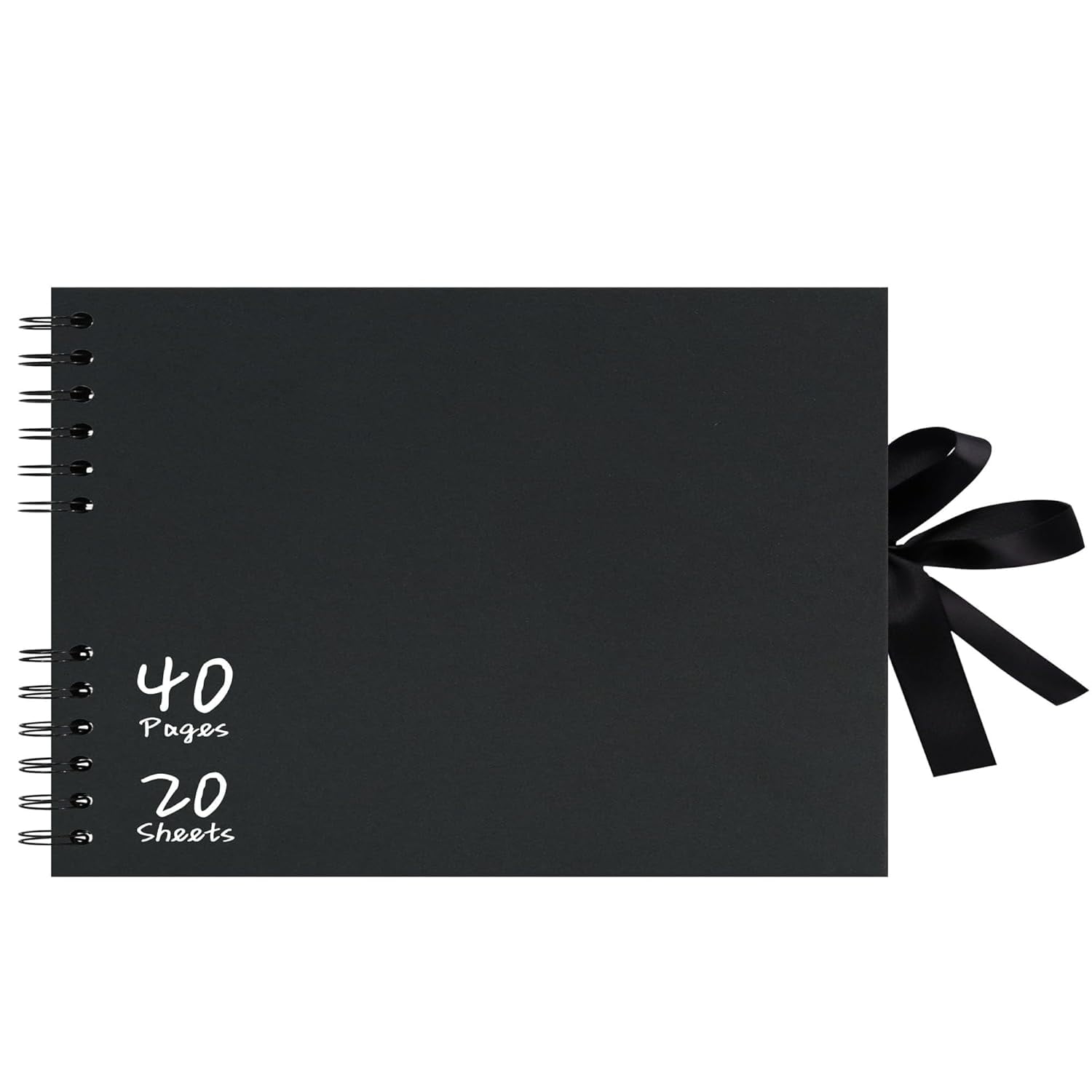 HBSTUDIO A4 Size Scrapbook Album Small Photo Album DIY Scrapbook Black ...
