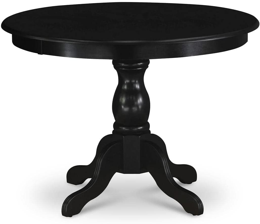 HBT-AWA-TP Hartland Dining - Round Wooden Top with Pedestal Base 42x42 Inch Walnut - Walmart.com