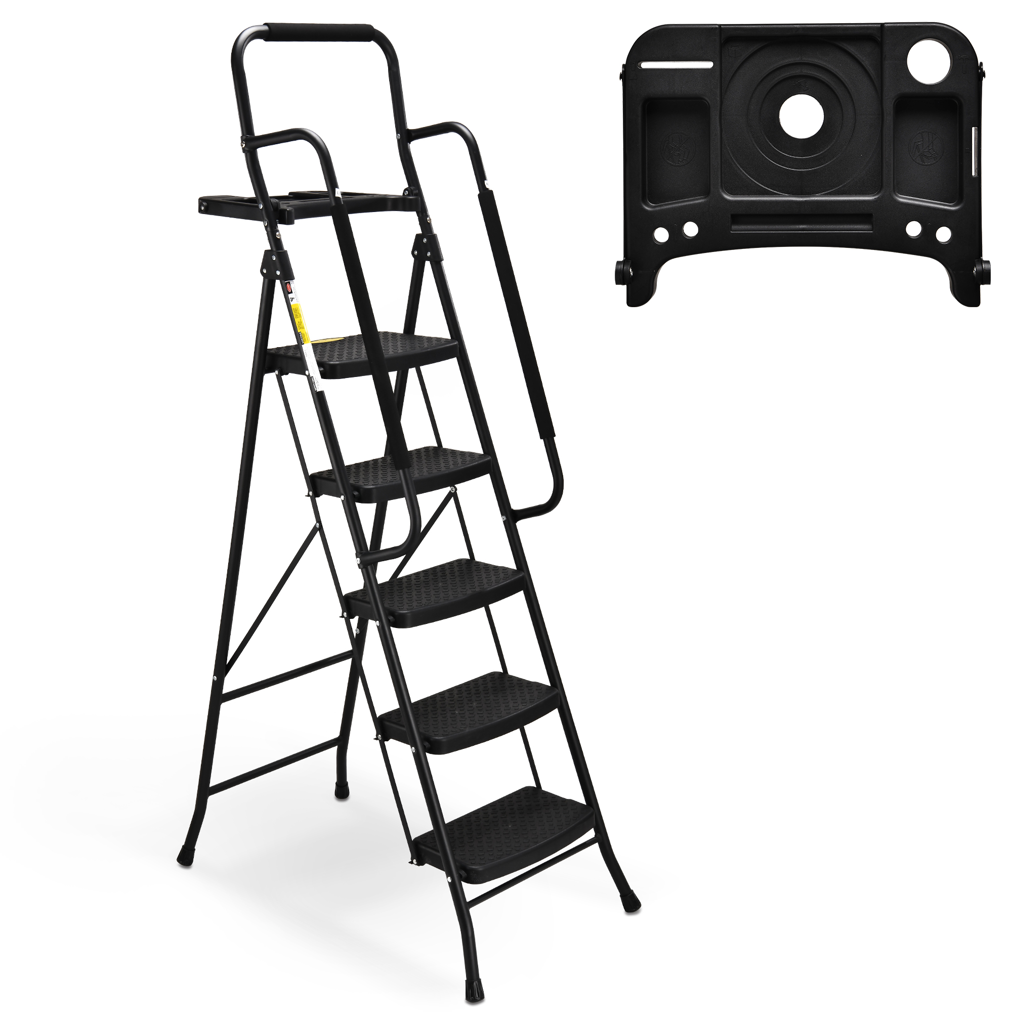 Dewalt 4-foot Fiberglass Step Ladder, Type Ia, 300-pound Load Capacity ...