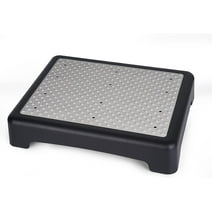 Rubbermaid Plastic Step Stool, In-Mold Tread, 1-Step, Gray - Walmart.com