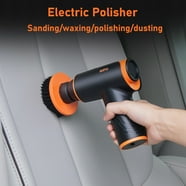 6 Inch Auto Buffers Polishers Kit, Cordless with 2x 2000mAh Battery, 6 ...