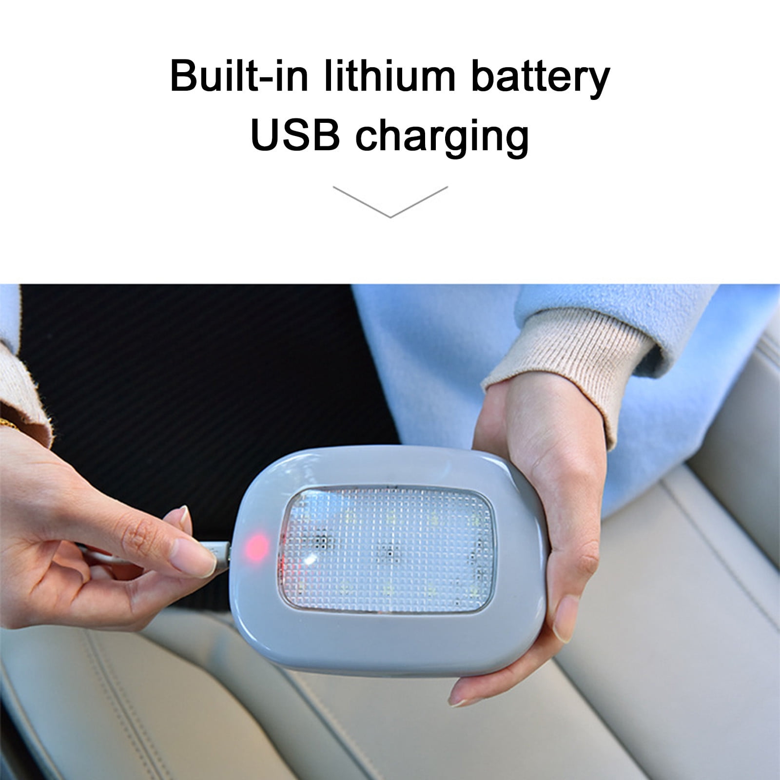 HBYJLZYG Car Accessories Car Reading Lamp Led,Interior Lamp Trunk Lamp ...