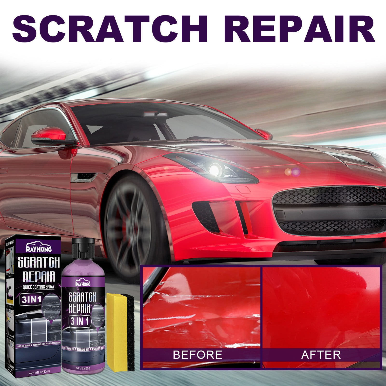 HBYJLZYG Car Accessories Car Scratch Remover - Ultimate Scratch and ...