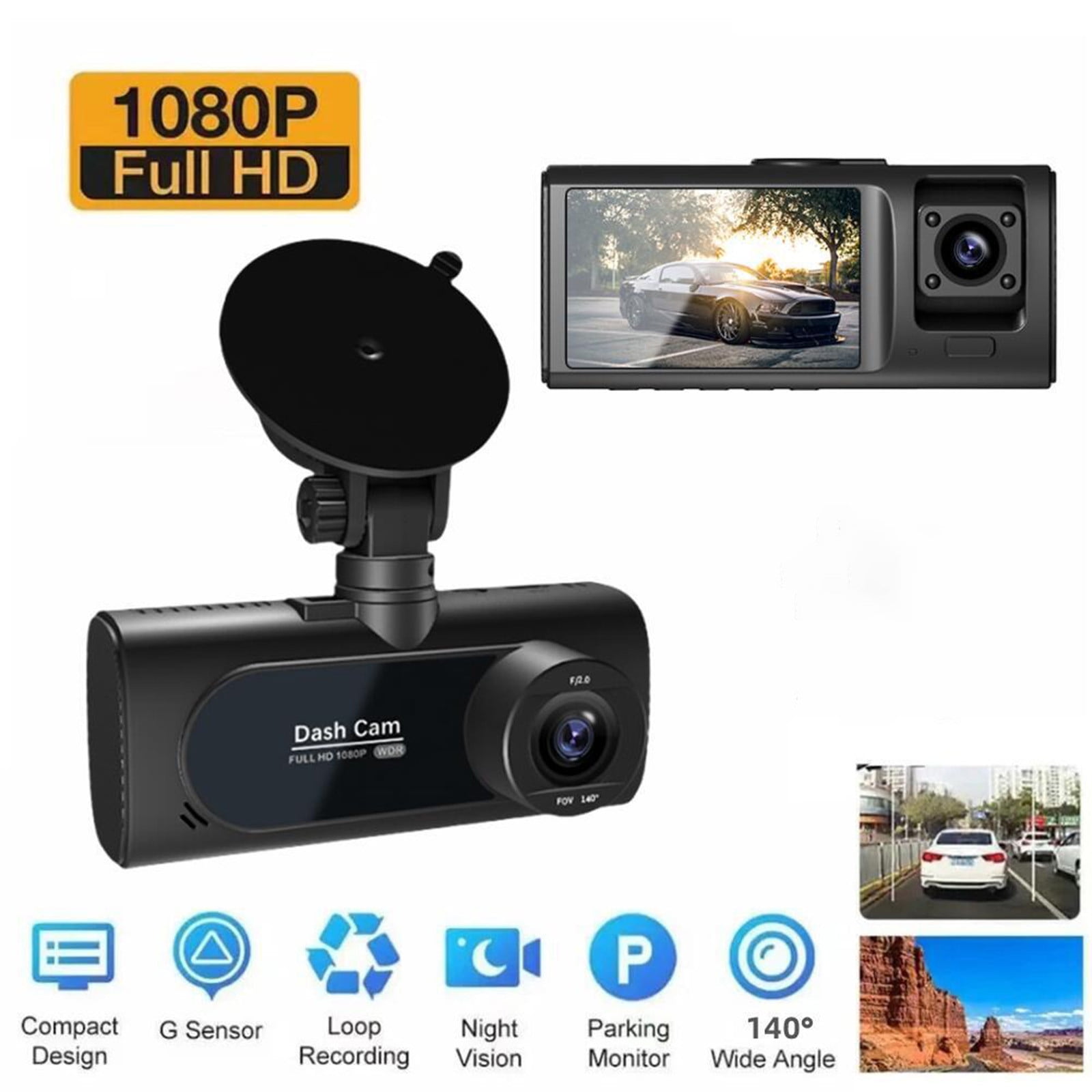 HBYJLZYG Car Accessories Dash Cam with Wifi 1080P Fhd Car Driving ...