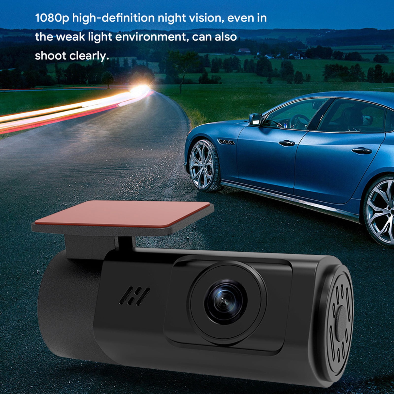 HBYJLZYG Car Accessories Hidden Front Lens Dash Cam Built in Wifi 1080P ...