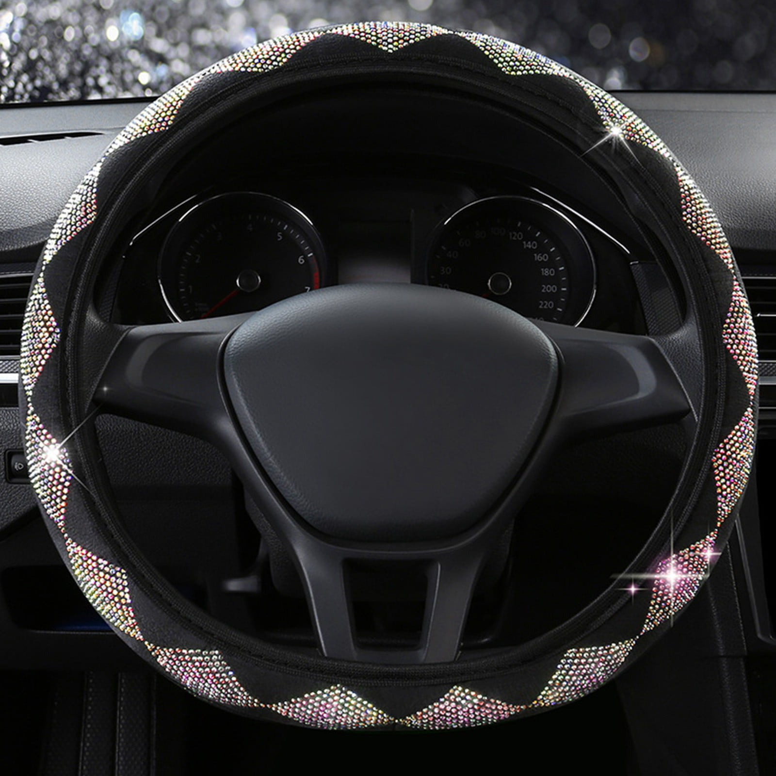 Steering Wheel Cover Rhinestones