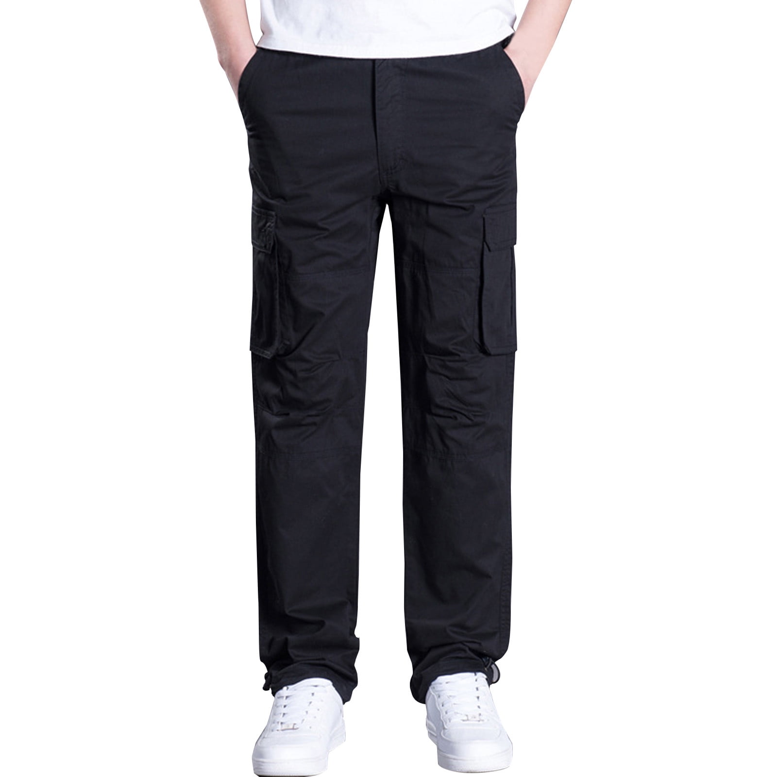 HBYJLZYG Cargo Pants For Men, Cotton Multi Pocket Overalls Wear ...