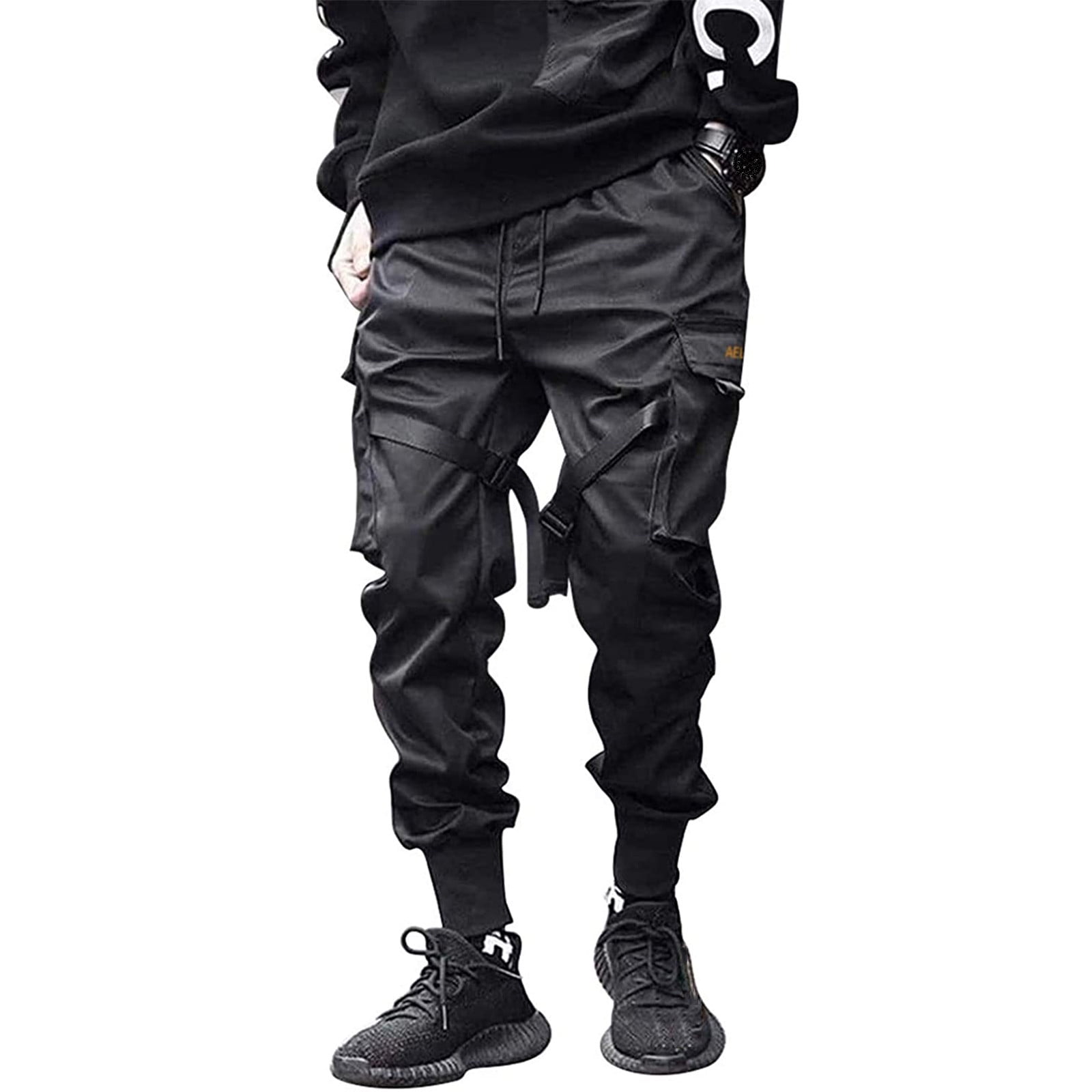 HBYJLZYG Cargo Pants For Men, Work Overalls Pants Suspenders Press ...