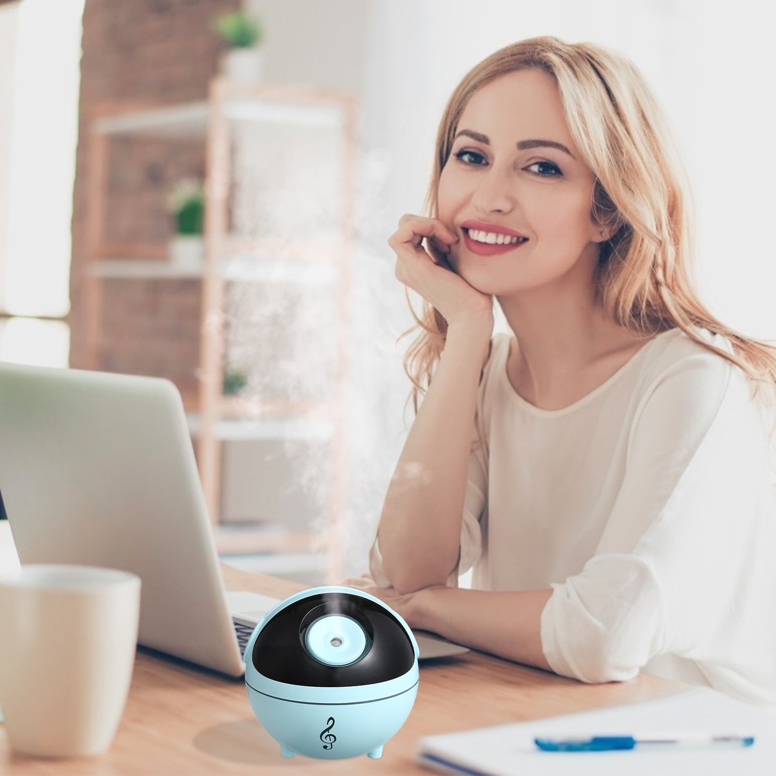 HBYJLZYG Creative Humidifier Usb Mute Desktop Night Light Mute Spray ...