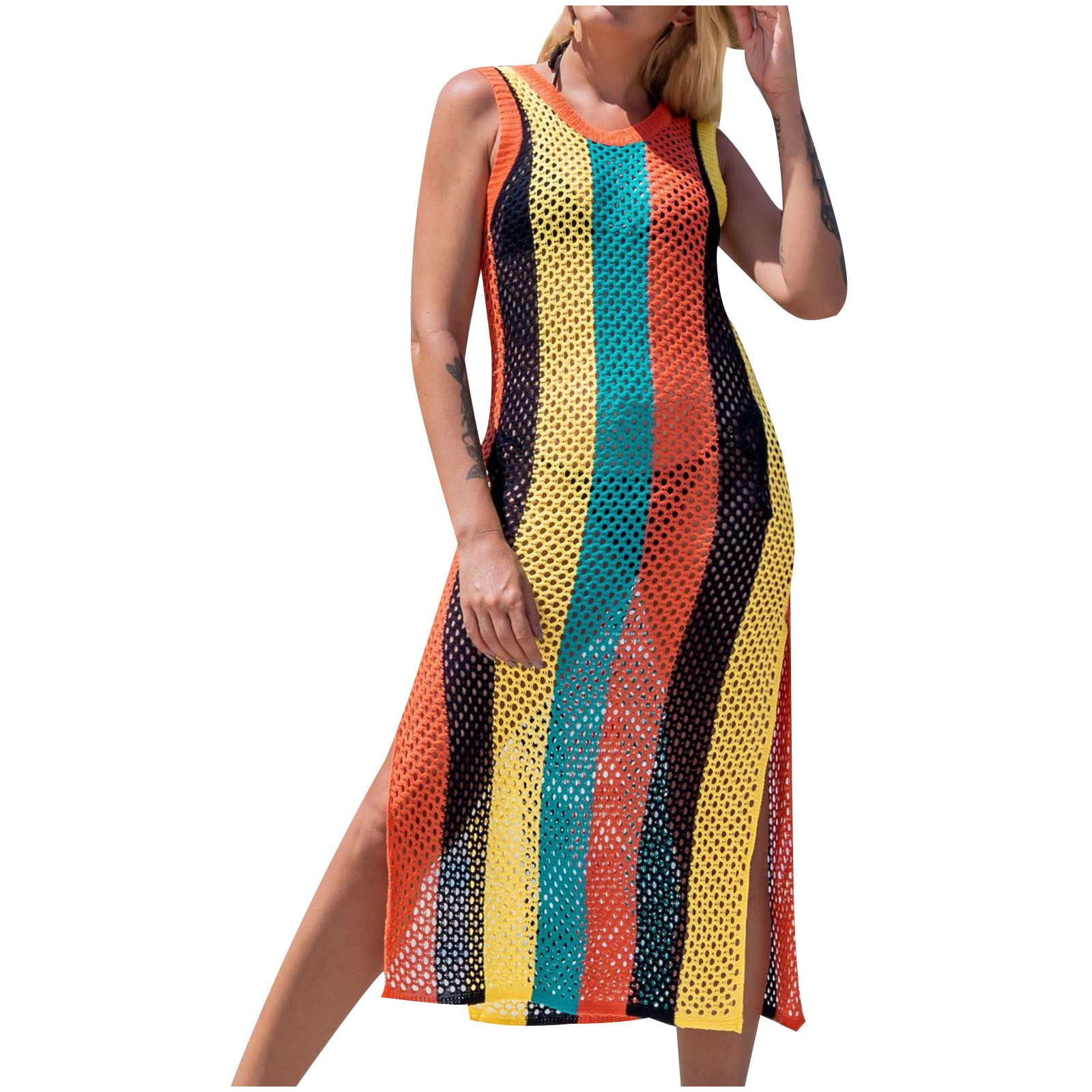 HBYJLZYG Crochet Beach Cover Ups For Women, Swimsuit Sun Coverup ...