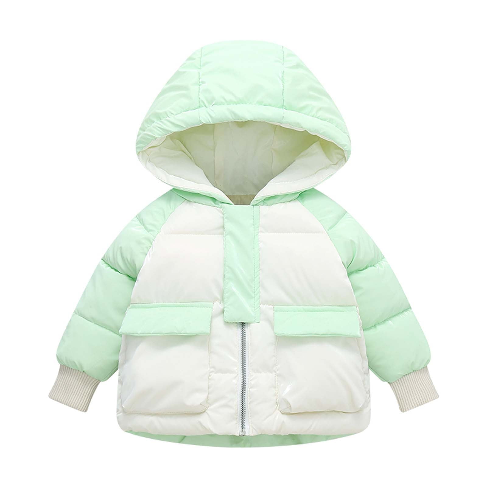 HBYJLZYG Hoodies Puffer Padded Jacket, Winter Baby Boys Girls ...