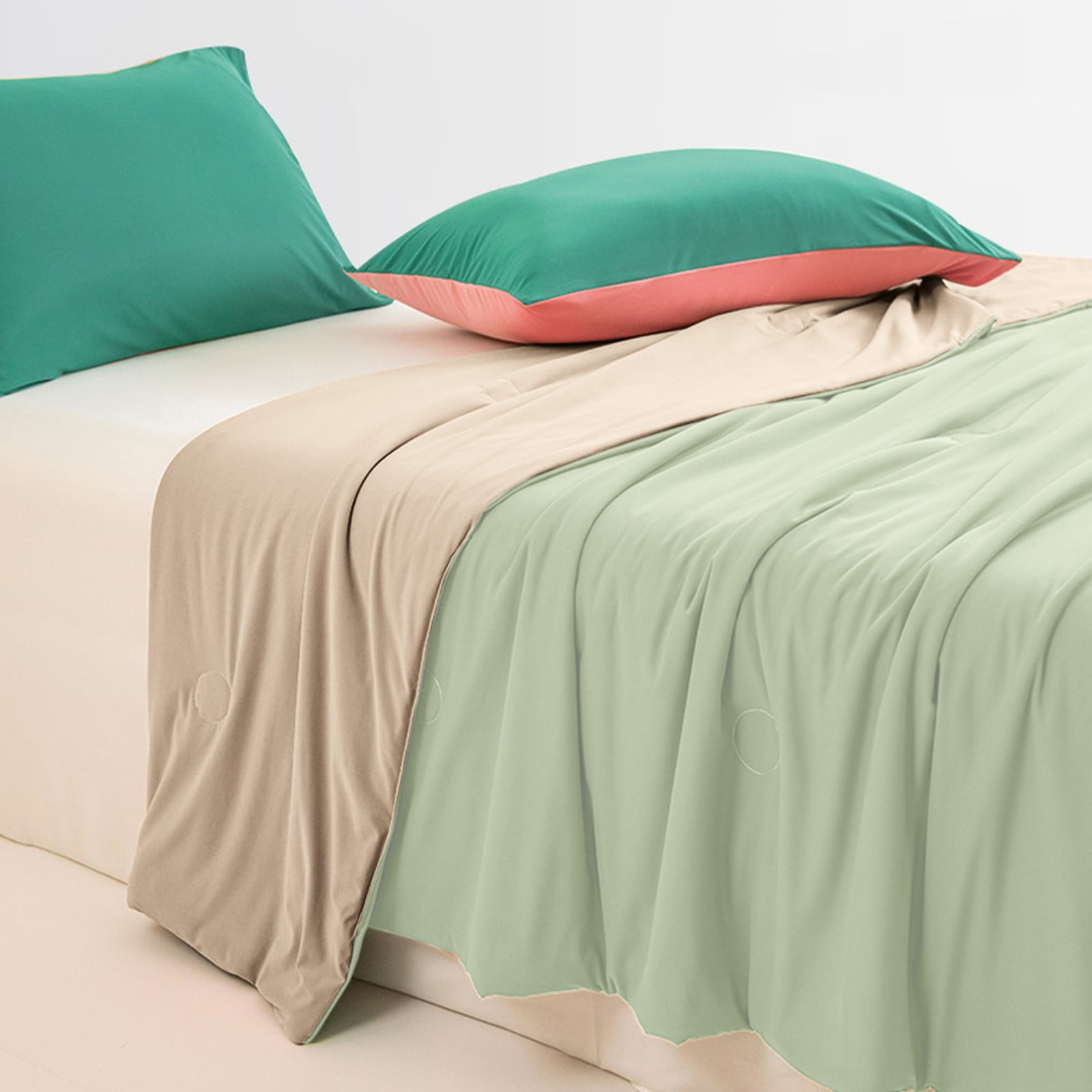 HBYJLZYG Ice Cream Multi-Colour High Value Summer Quilt Cool Feeling Ice Silk Conditioning Quilt ...