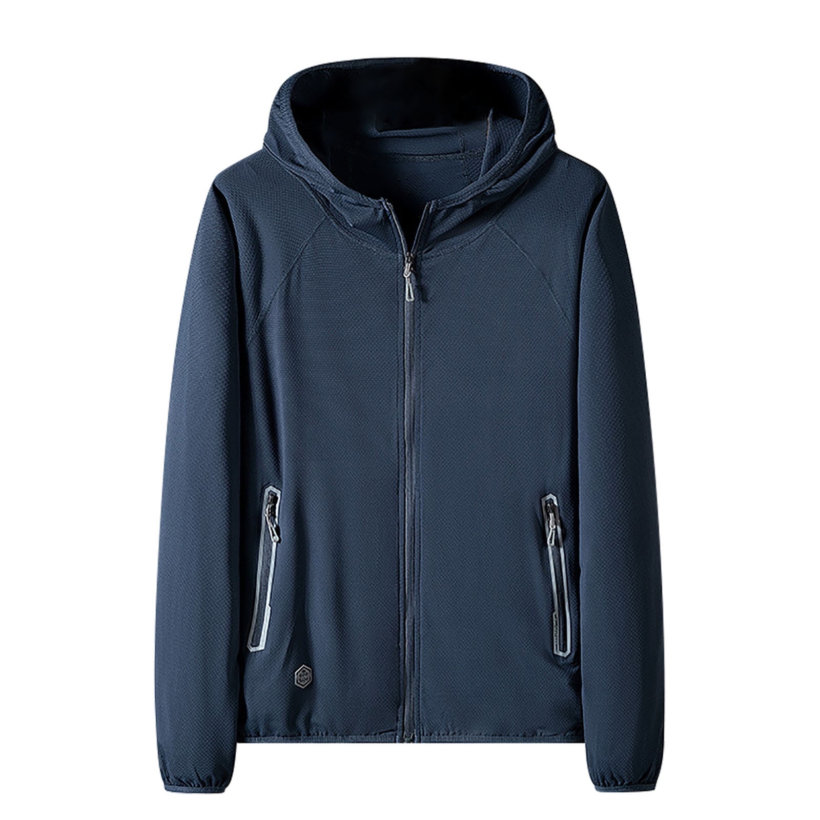HBYJLZYG Men's UPF 50+ Light Jacket Summer Sun Protection Hooded SPF UV ...