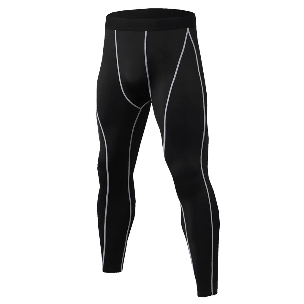 HBYJLZYG Mens Running Compression Pants With Pocket, Sports Training ...
