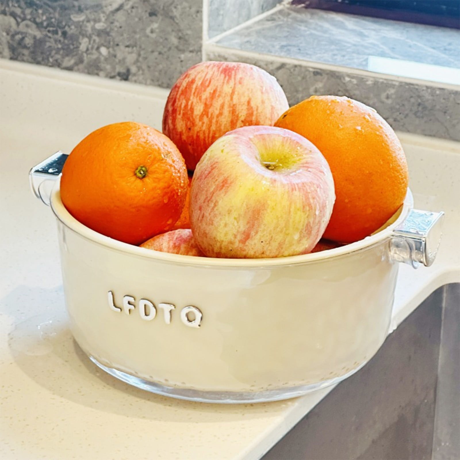 HBYJLZYG Multifunctional Basket Double Drainer Kitchen Vegetable Washer ...