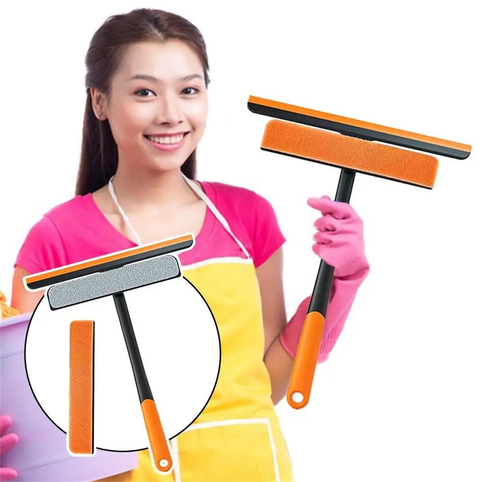 HBYJLZYG Screen Window Cleaner Glass Brushing And Scraping Three In One ...