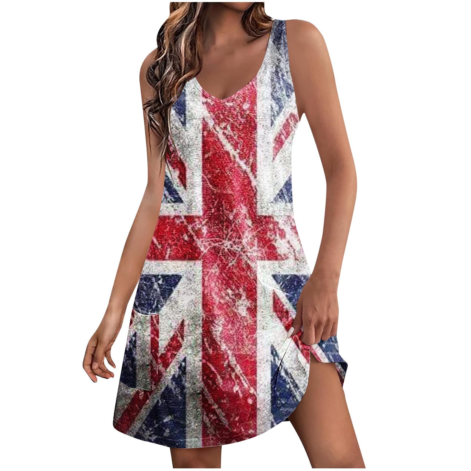 HBYJLZYG Summer Dresses For Women 2024, Women's Casual Summer Flag Day ...