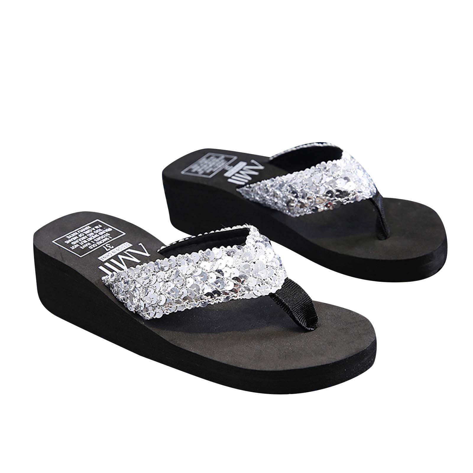 HBYJLZYG Thong Sandals For Women Summer Slide Casual Comfy Slip On ...