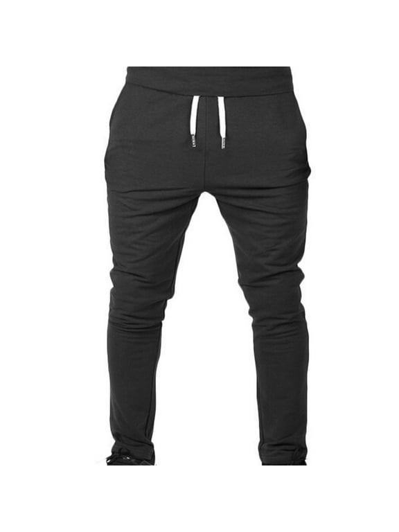 Afdoent Men's Casual Pants Male Gym Pants Workout Running Athletic ...