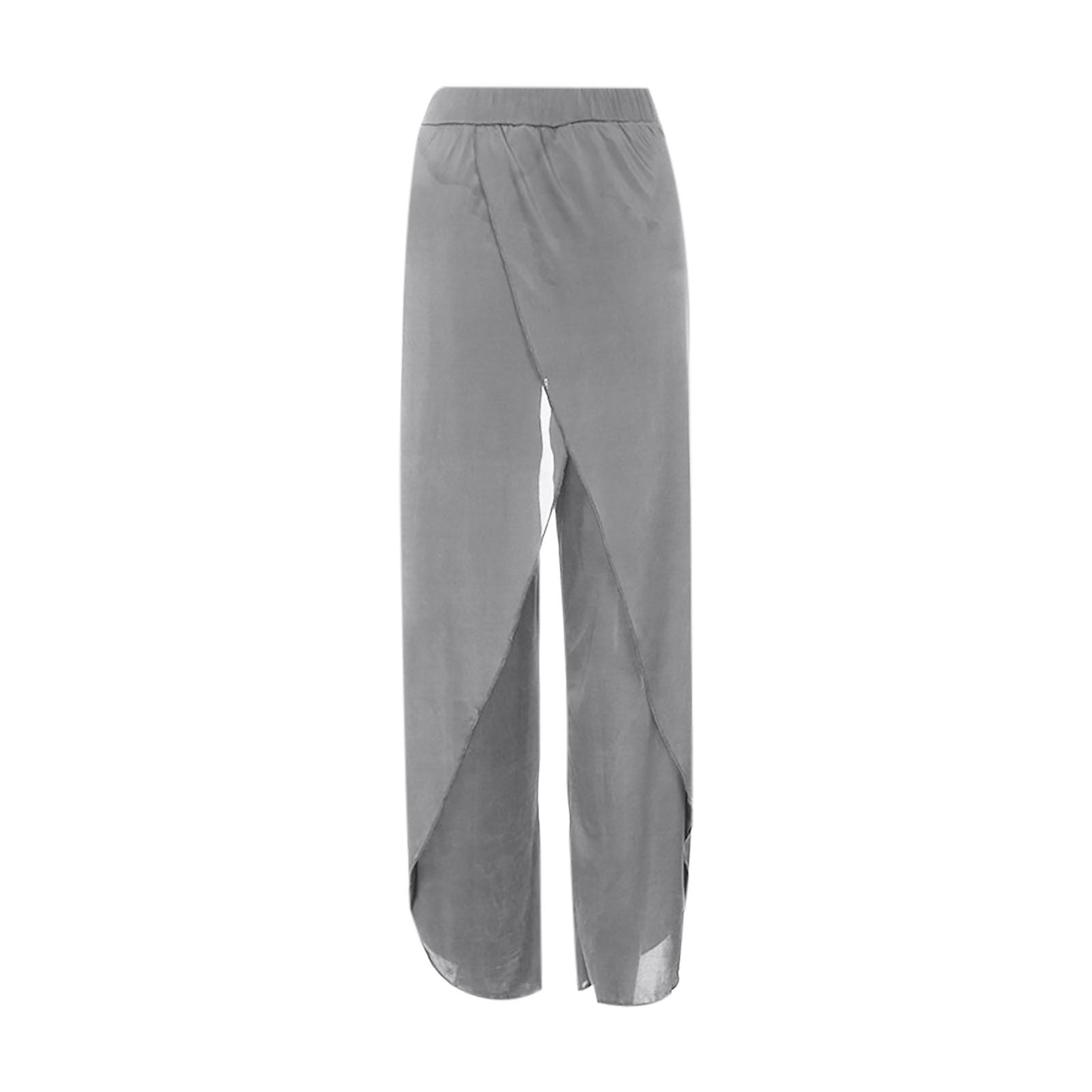 Hbyjlzyg Wide Leg Pants Flowy Pants Yoga Pants Sexy Waist Wide Leg