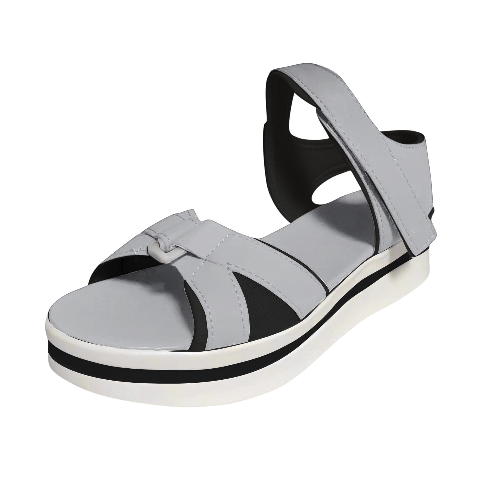 HBYJLZYG Women Platforms Sandals, Comfortable Round Toe Causal Ankle ...
