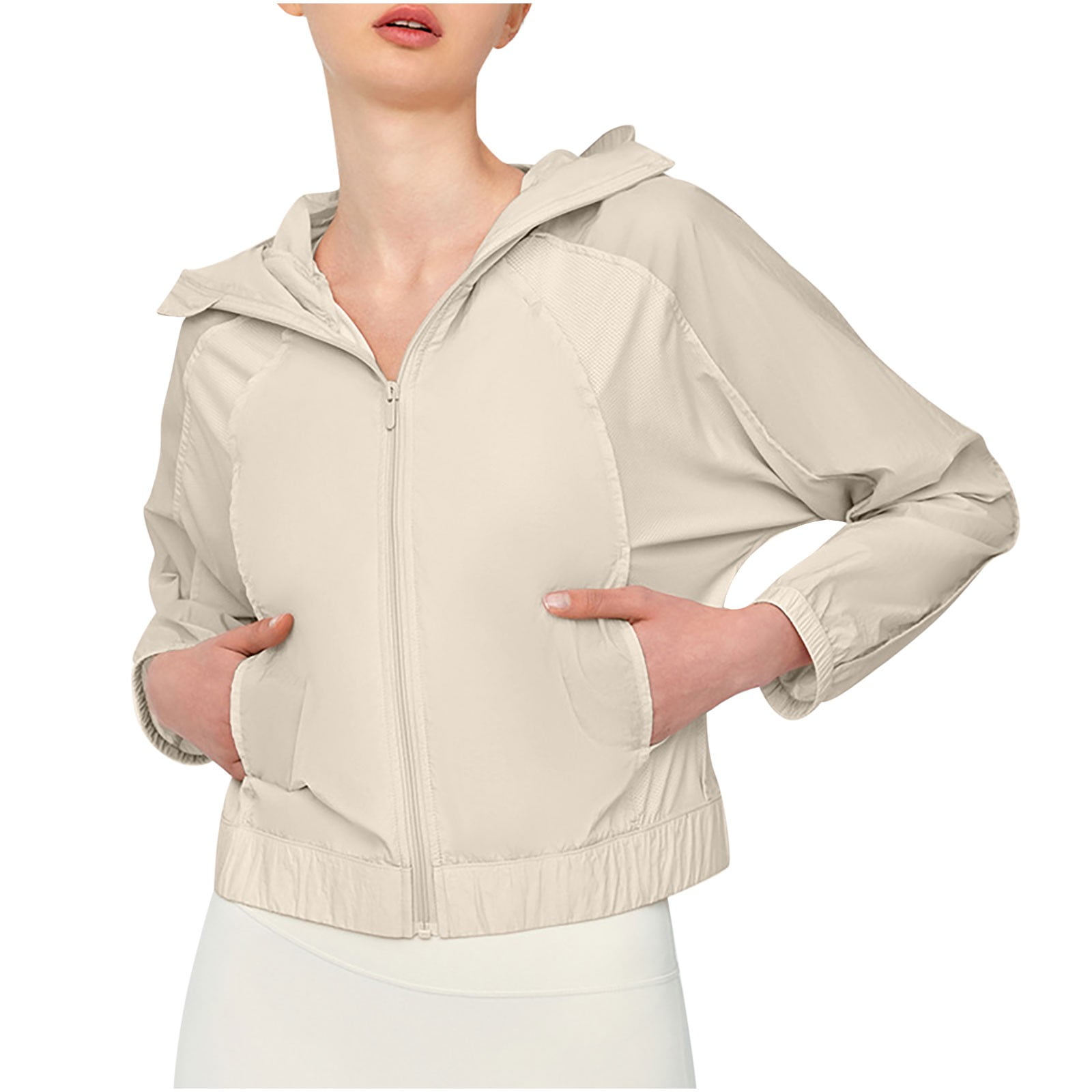 HBYJLZYG Women's UPF 50+ Sun Protection Hoodie Summer SPF UV Jacket ...