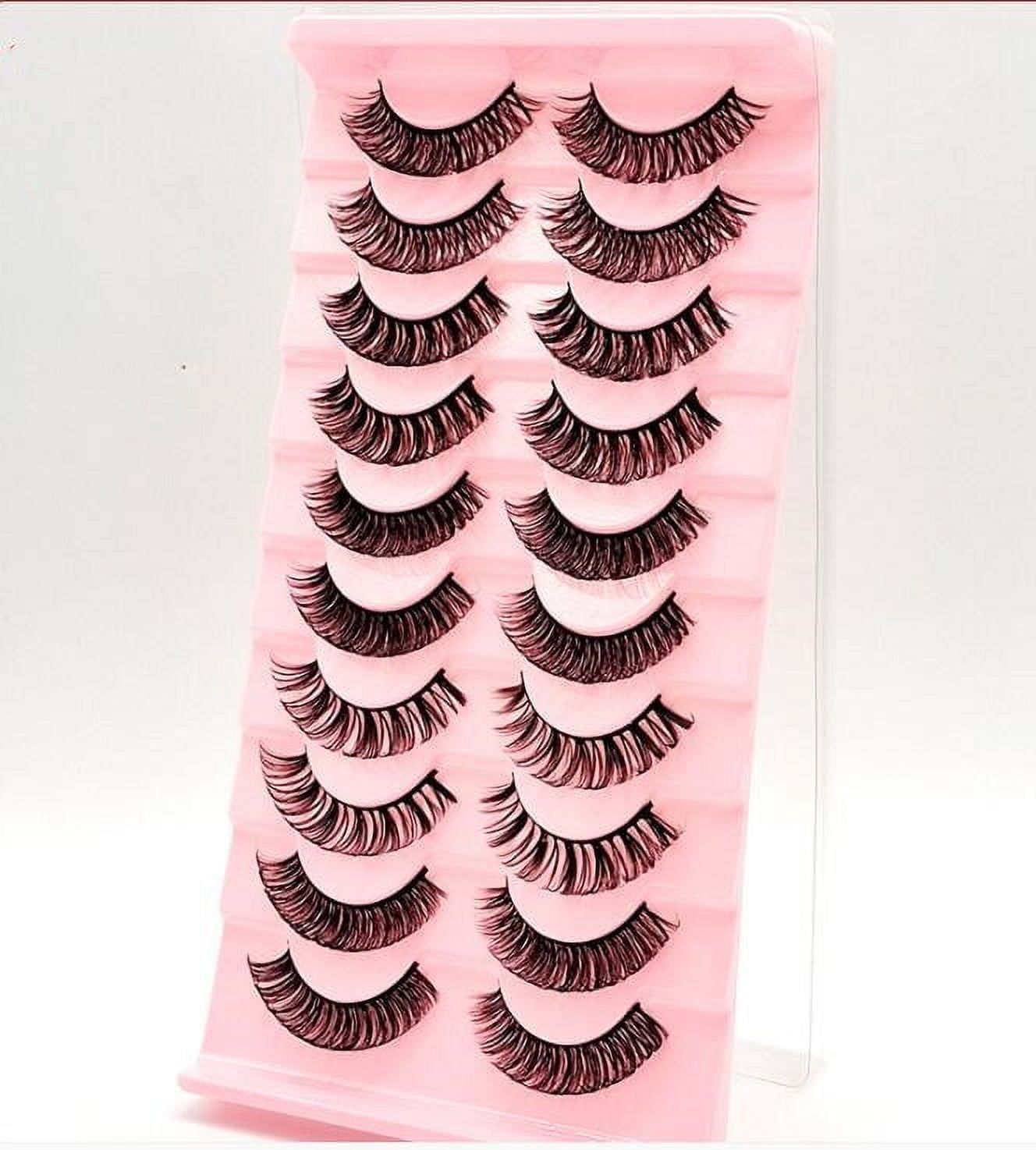 HBZGTLAD Eyelashes Russian Volume Strip Lashes 5 Styles Mixed Natural ...
