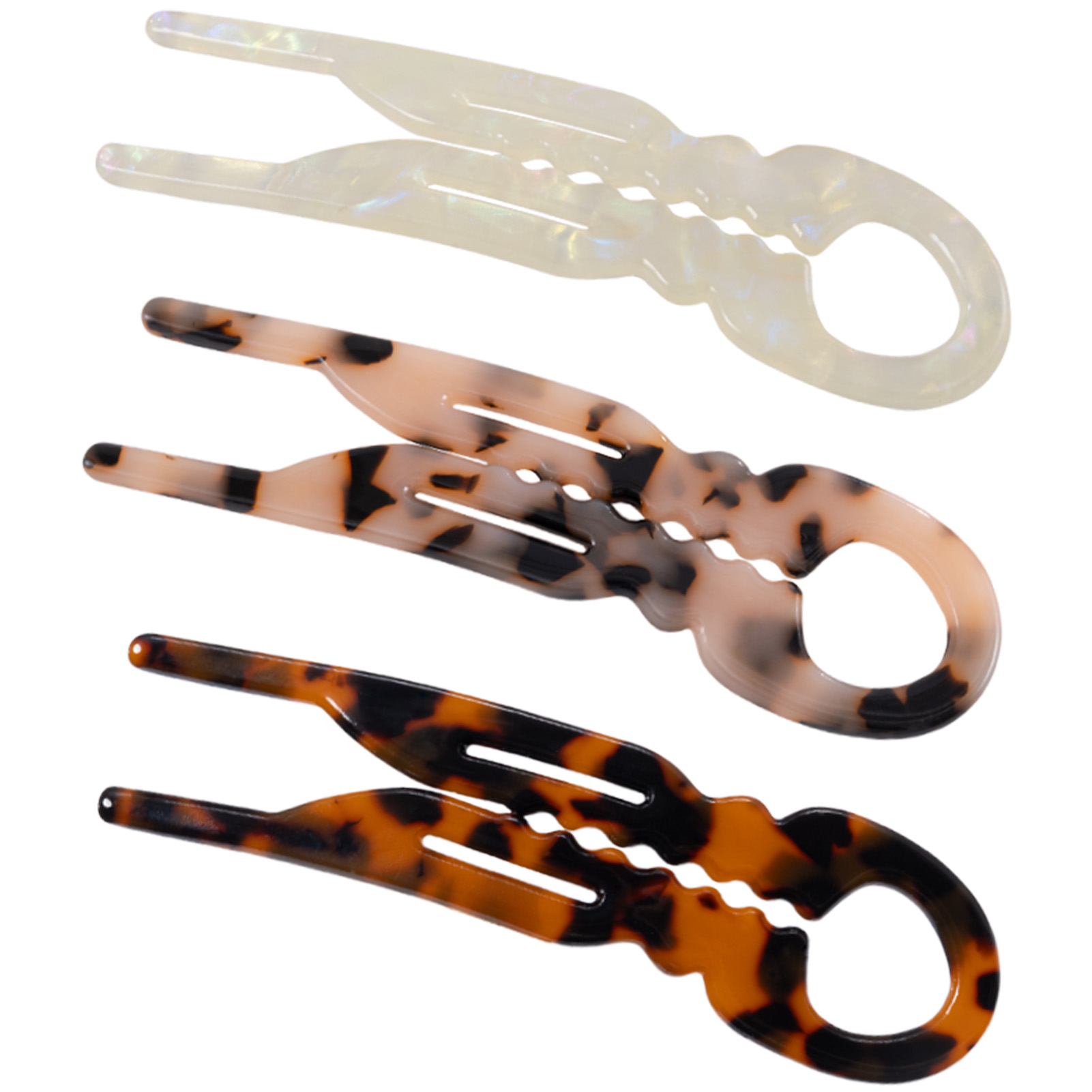 HBlife 3 Pack Prestige French Hair Pins, Ergonomic Design Hair Pins for ...