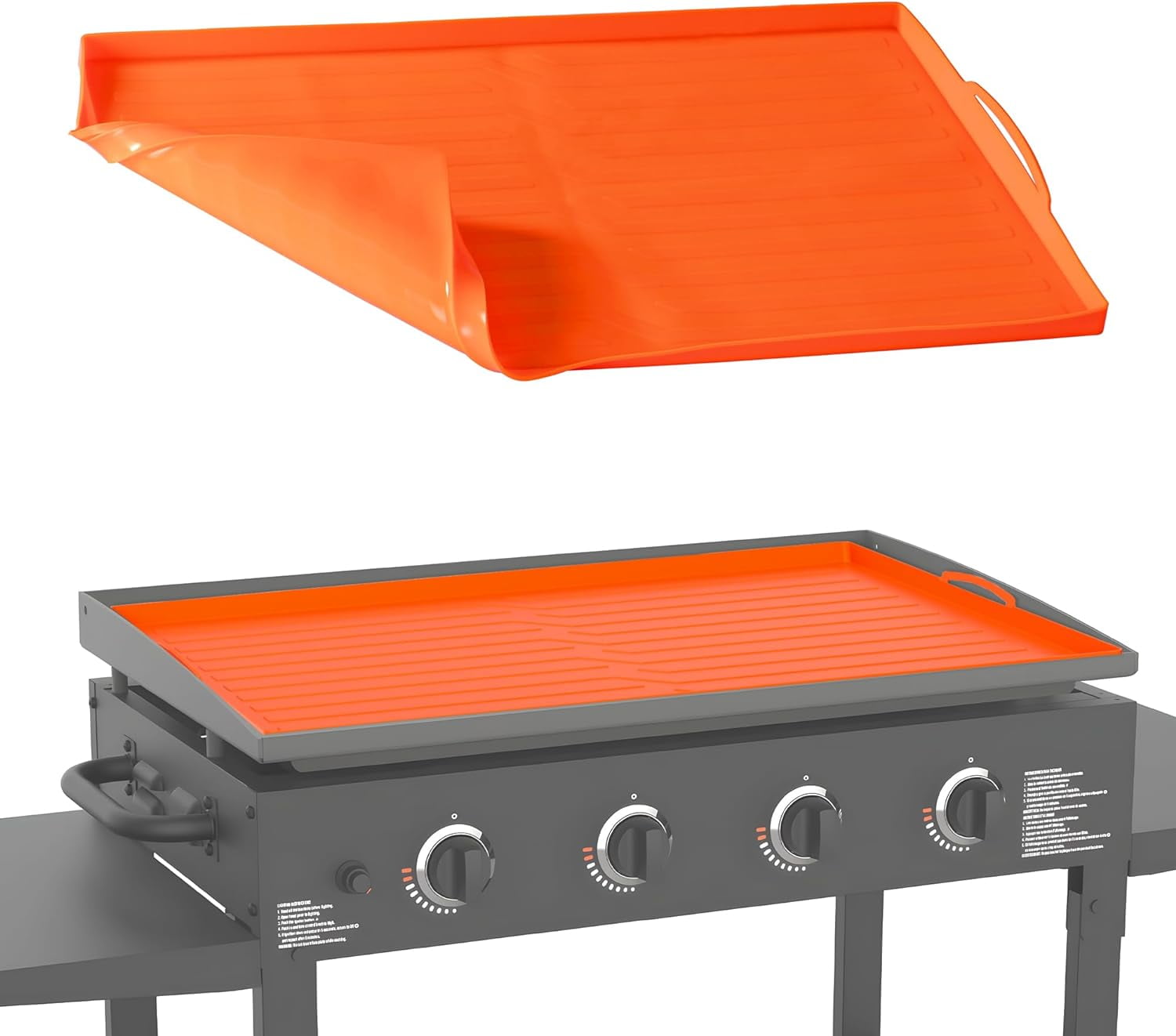 "HBlife 36"" Silicone Griddle Mat for Blackstone, Heavy Duty, Dirt ...