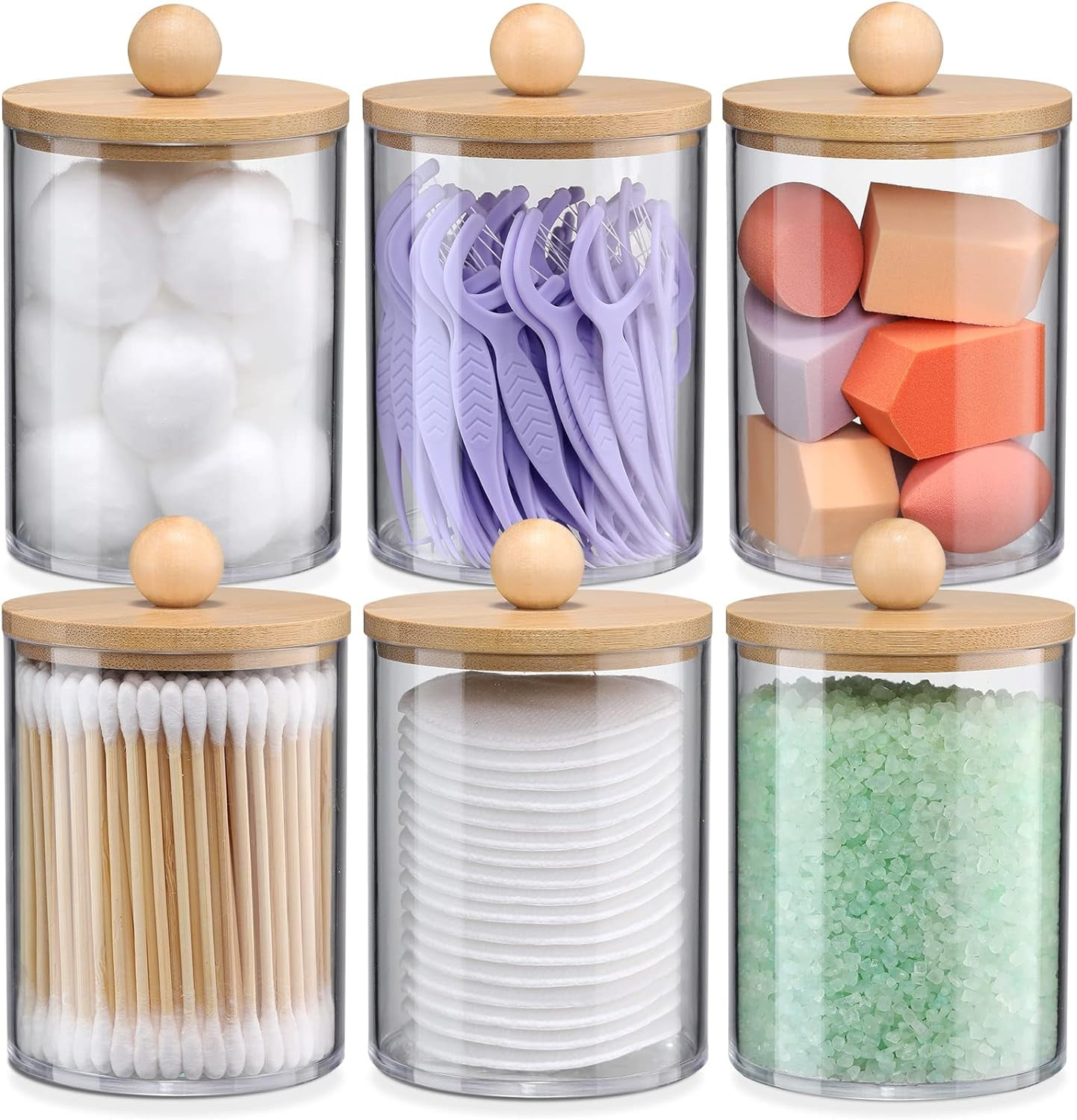 Qtip And Cotton Ball Holder