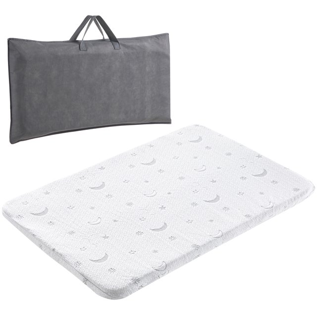 HBlife Portable Pack and Play Mattress, Waterproof Crib Mattress Topper ...