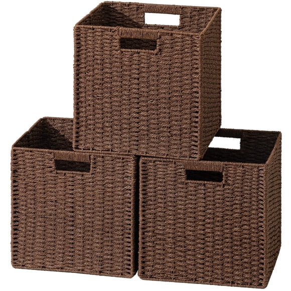 Wicker Storage Cubes