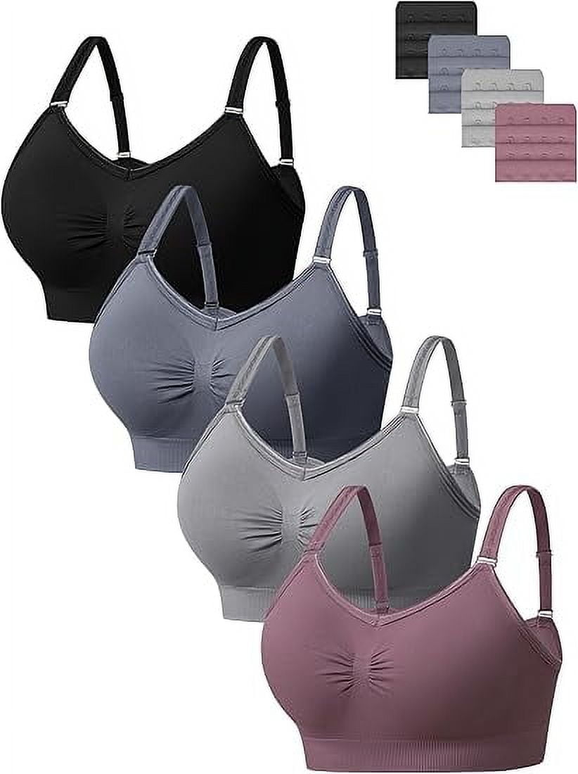 HBlife Wireless Bras for Women Comfortable Cami Bras Women's Bralettes ...