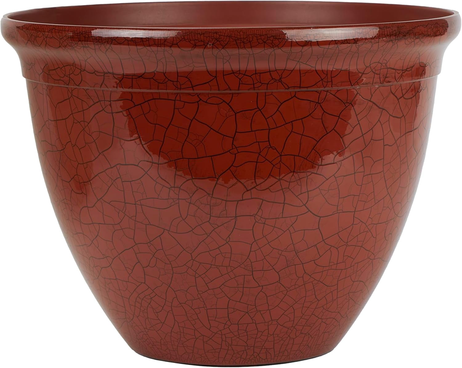The HC Companies 16 Inch Tucson Decorative Round Planter - Lightweight ...