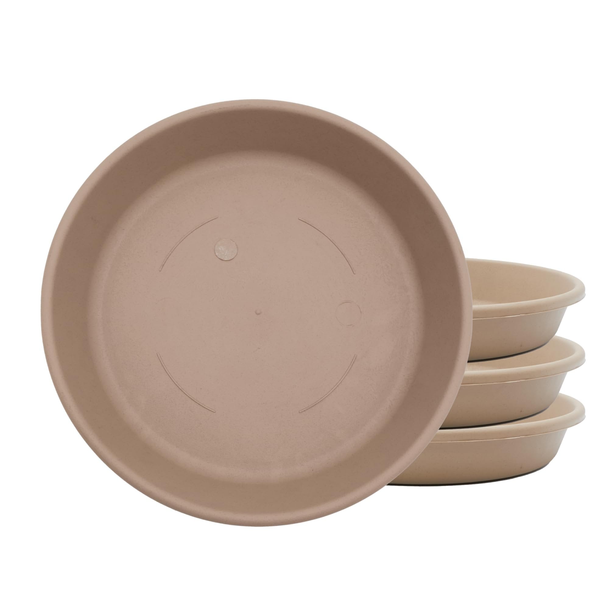 The HC Companies Flower Pot Saucers - Plastic Plant Saucer for Outdoors ...