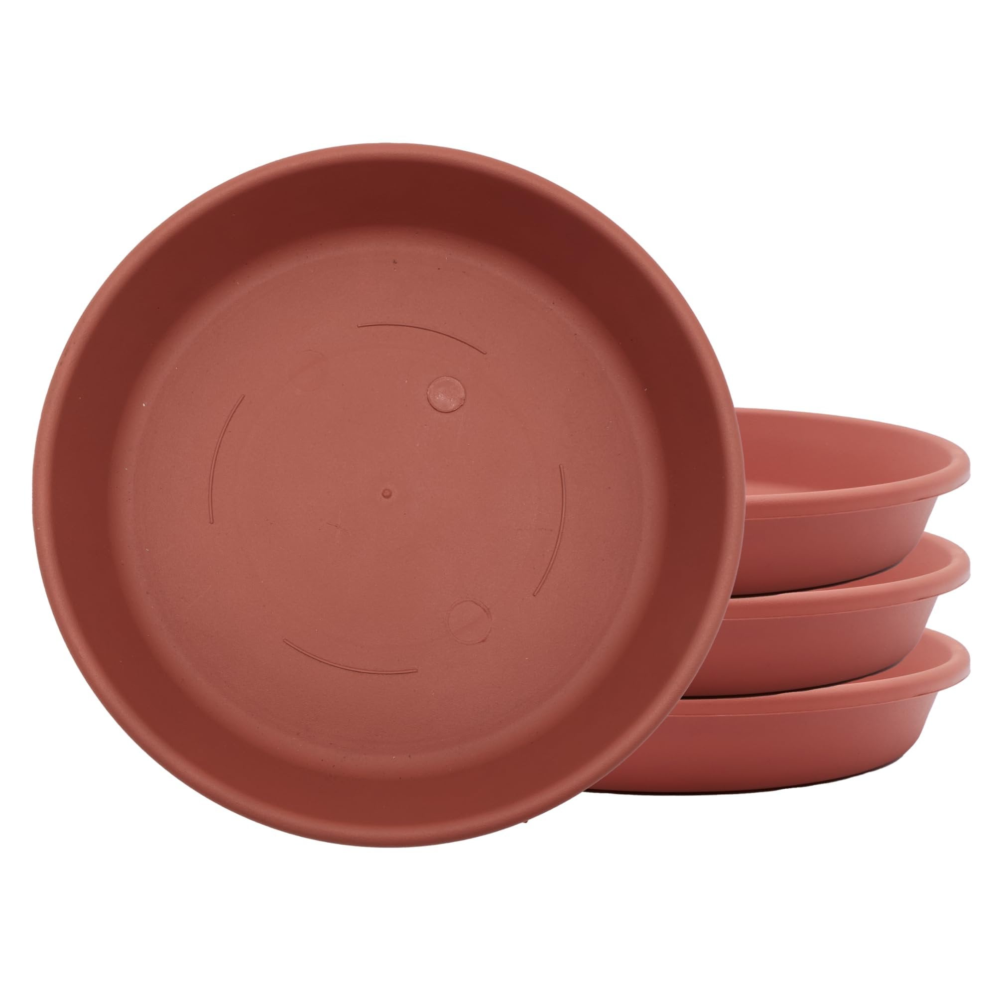 The HC Companies Flower Pot Saucers - Plastic Plant Saucer for Outdoors ...