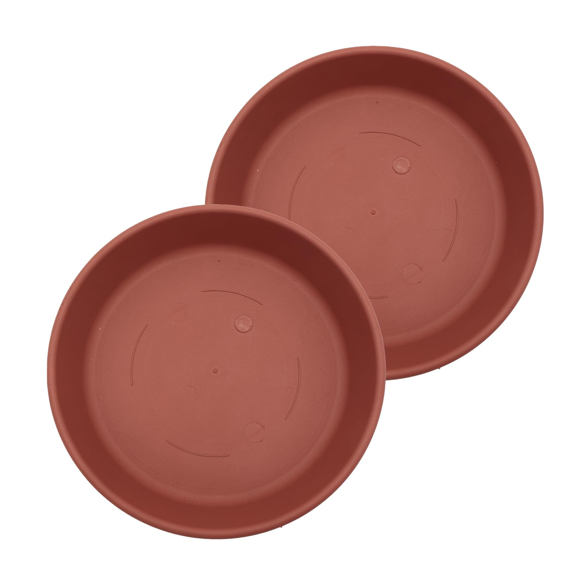 The HC Companies Flower Pot Saucers - Plastic Plant Saucer for Outdoors ...