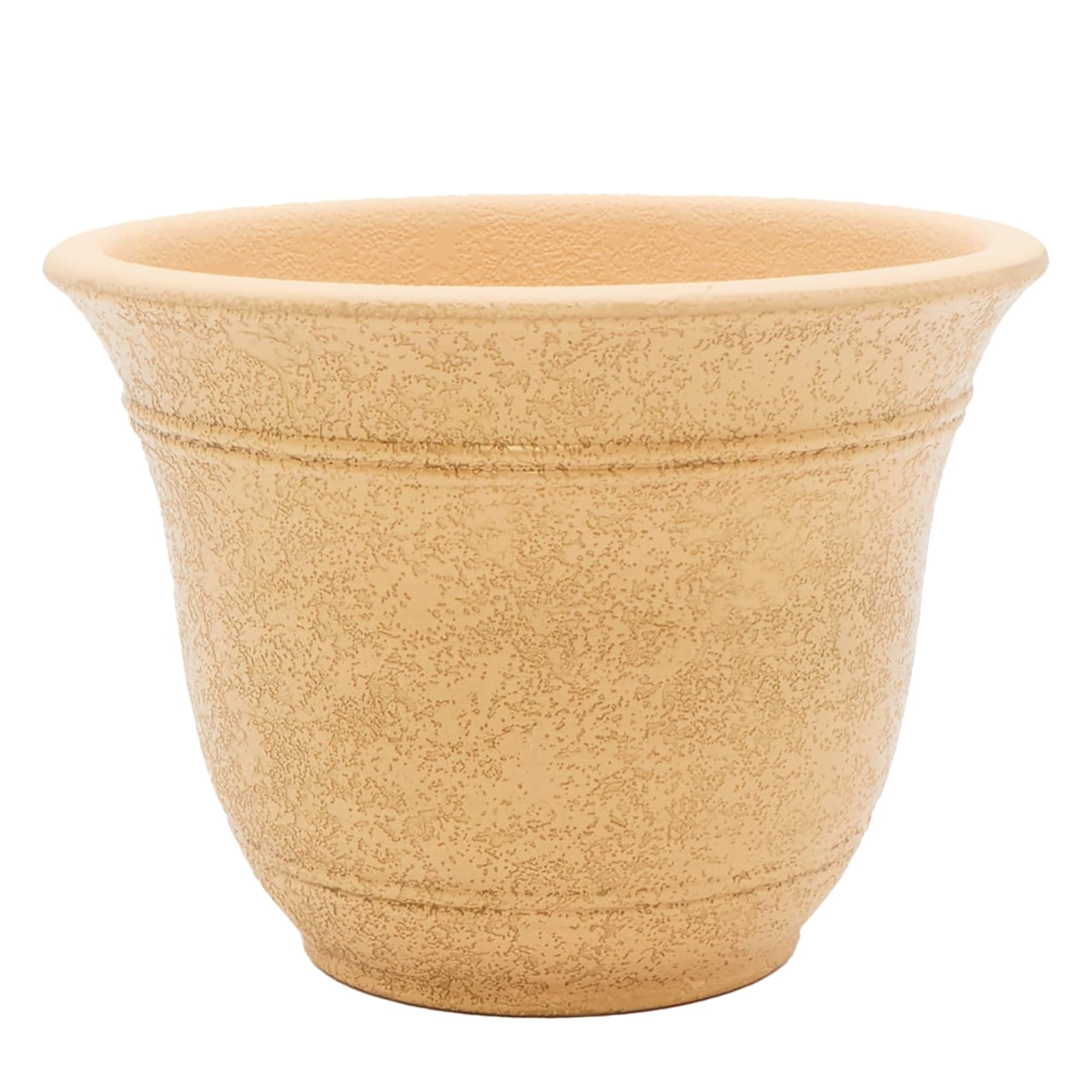 The HC Companies Sierra Round Self-Watering Pot with Internal Disk, 16 ...
