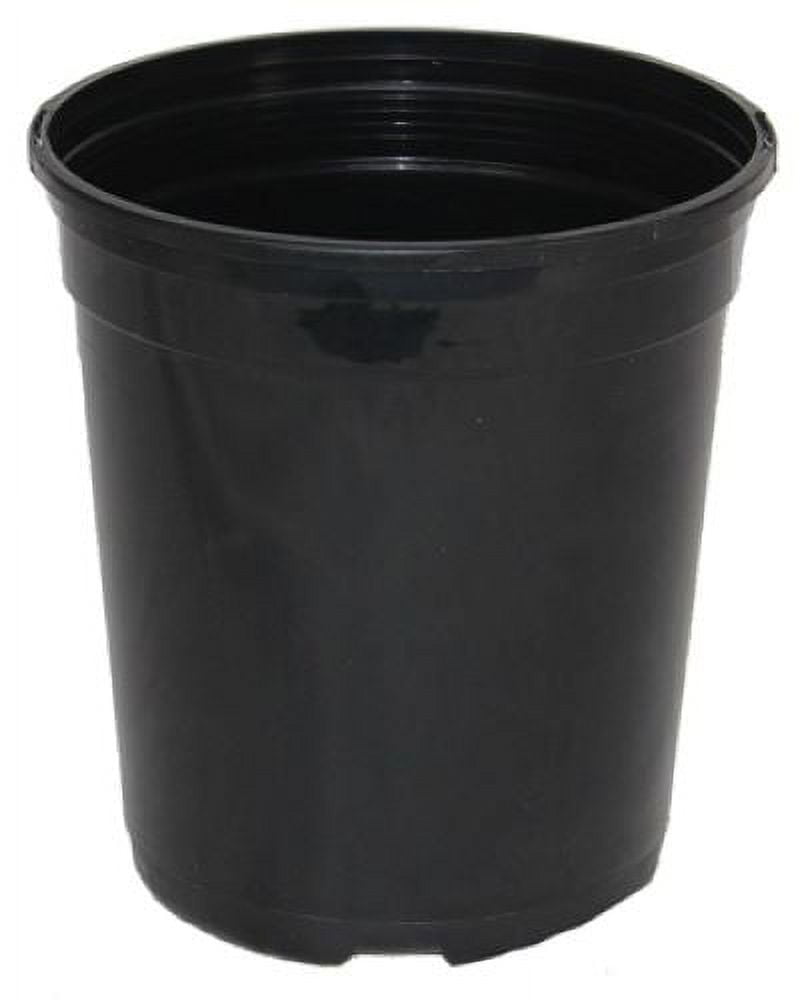 HC Companies NRT0T1G3G18 #1 2.88 Quarts Black Plastic Nursery Grower ...