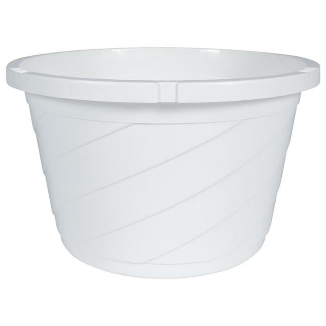 HC HCHSI12000A10 12 in. Round Euro Hanging Basket, White - Walmart.com