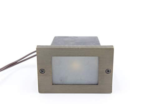 HC Lighting Small Step Light Box with Heavy Duty Cast Brass Cover in ...